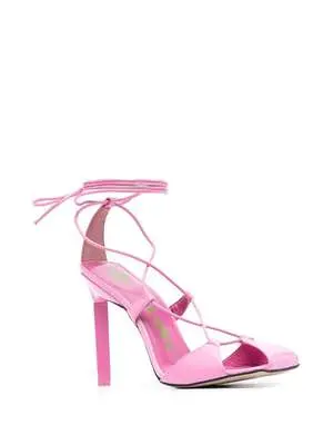 Attico Adele 105mm Sandals - Pink