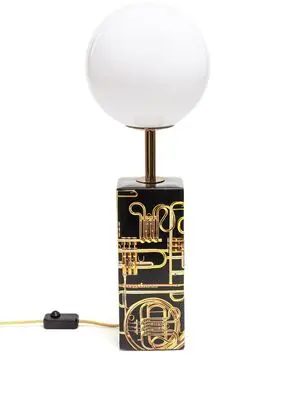 SELETTI Trumpets Circular Table Lamp - Black