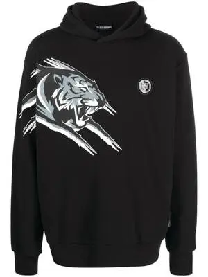 Men's Tiger Print Hoodie Sweatshirts Hoodies