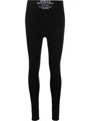 Stella McCartney Logo-waistband Leggings - Black