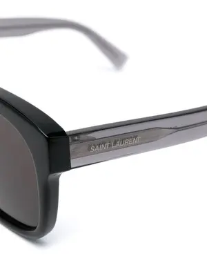 Saint Laurent Sl 558 Square-frame Sunglasses - Black
