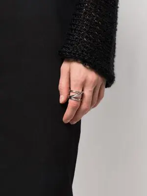 Charlotte Chesnais Triplet Ring - Silver
