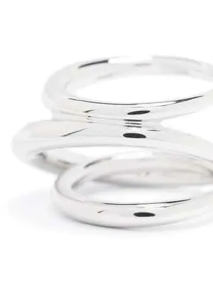 Charlotte Chesnais Triplet Ring - Silver