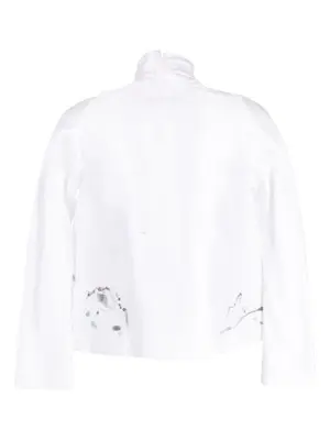 Shiatzy Chen Floral-print Jacket - White