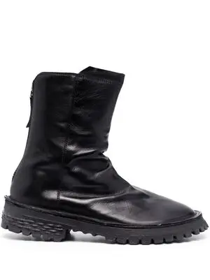 Moma Tronchetto Leather Ankle Boots