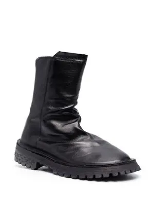Moma Tronchetto Leather Ankle Boots