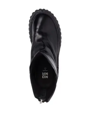 Moma Tronchetto Leather Ankle Boots