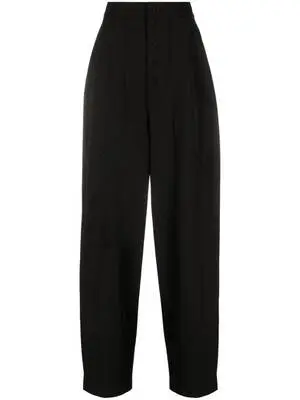 Stella McCartney Wide Leg Tailored Trousers - Black