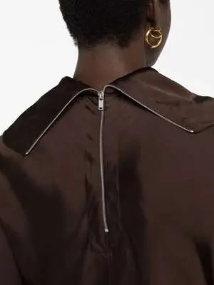 JIL SANDER Draped-neck Blouse