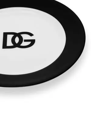 Dolce & Gabbana Logo-print Porcelain Bread Plates