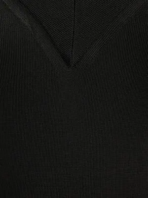 Saint Laurent Fine-knit Minidress