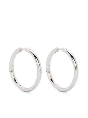 MISSOMA Tunnel Medium Hoop Earrings - Silver
