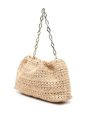Ba&sh June Raffia Tote - Neutrals