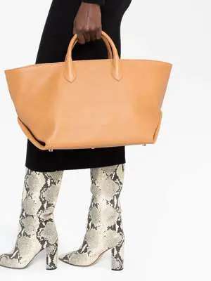 Khaite Medium Amelia Leather Tote Bag