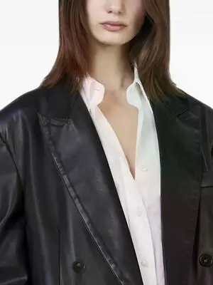 Stella McCartney Alter Mat Double-breasted Blazer - Black