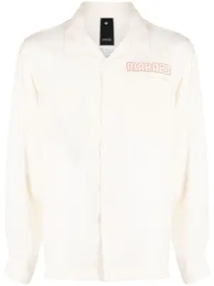 MAHARISHI Year Of The Rabbit-embroidered Shirt - White