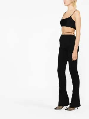 Dsquared2 Strap-detail Flared Trousers