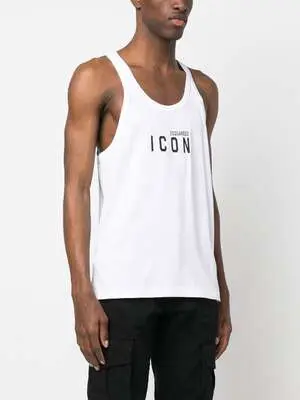 Dsquared2 Icon-print Cotton Tank Top