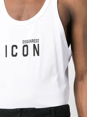 Dsquared2 Icon-print Cotton Tank Top