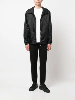 BOSS Logo-patch Slim Track Trousers - Black