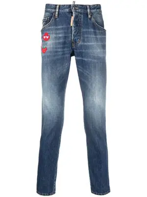 Dsquared2 Slim-cut Cropped Jeans