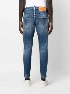 Dsquared2 Slim-cut Cropped Jeans