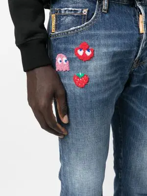 Dsquared2 Slim-cut Cropped Jeans