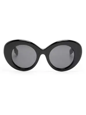 Burberry Oversized Round-frame Sunglasses - Black