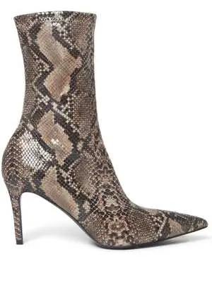 Stella McCartney Python-print Ankle Boots