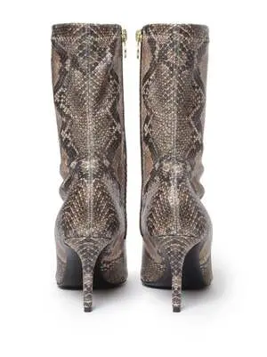 Stella McCartney Python-print Ankle Boots