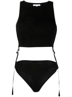 Patrizia Pepe Ribbed-knit Sleeveless Bodysuit