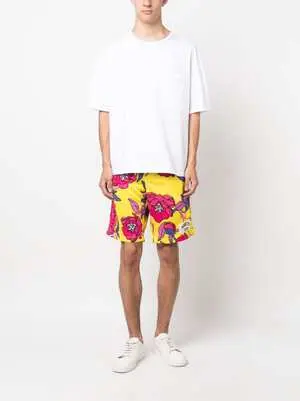 P.a.r.o.s.h Floral-print Knee-length Shorts