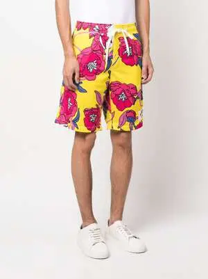 P.a.r.o.s.h Floral-print Knee-length Shorts