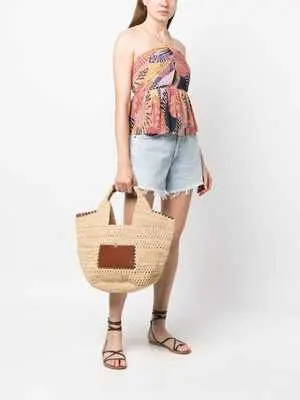 Ba&sh Ara Raffia Tote Bag