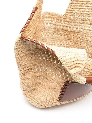 Ba&sh Ara Raffia Tote Bag