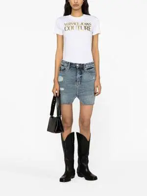 Versace Logo-print T-shirt - White