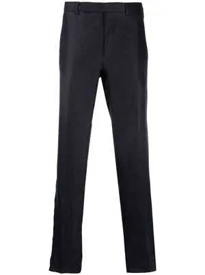 Zegna Mid-rise Trousers - Blue