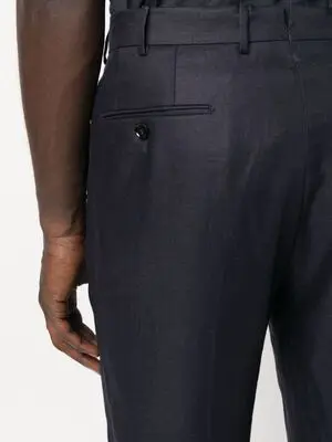 Zegna Mid-rise Trousers - Blue