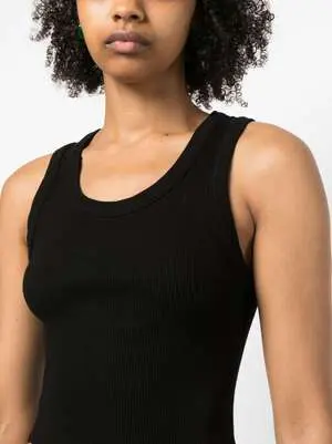 AGOLDE Ribbed-knit Sleeveless Top