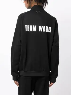 TEAM WANG DESIGN Logo-embroidered Track Jacket