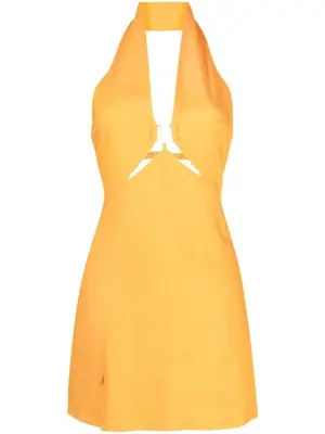 Cult Gaia Rumi Halterneck Mini Dress