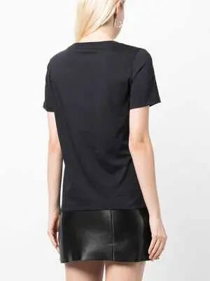 Emporio Armani Round-neck Cotton T-shirt - Blue