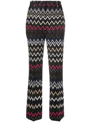 Missoni Zigzag Lurex Trousers - Black