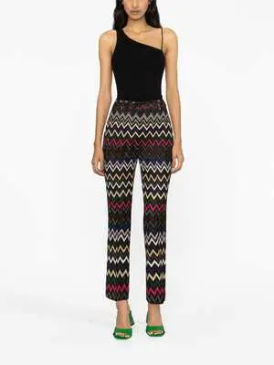 Missoni Zigzag Lurex Trousers - Black