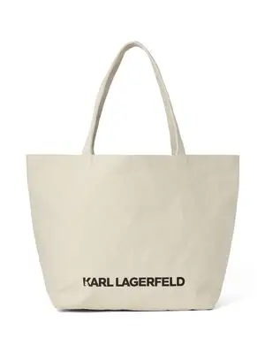 Karl Lagerfeld Ikon Logo-print Tote Bag