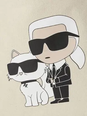 Karl Lagerfeld Ikon Logo-print Tote Bag