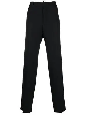 Dsquared2 Logo-plaque Tailored Trousers - Black