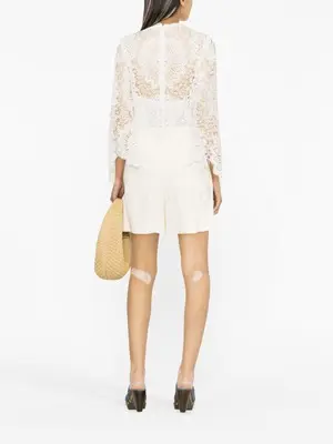 Zimmermann Chintz Dolly Lace Top