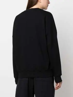 Rick Owens Logo-embroidered Sweatshirt - Black