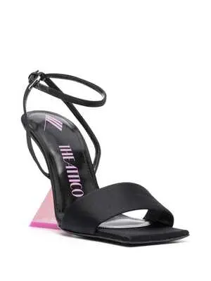 Attico Cheope 105mm Sandals - Black